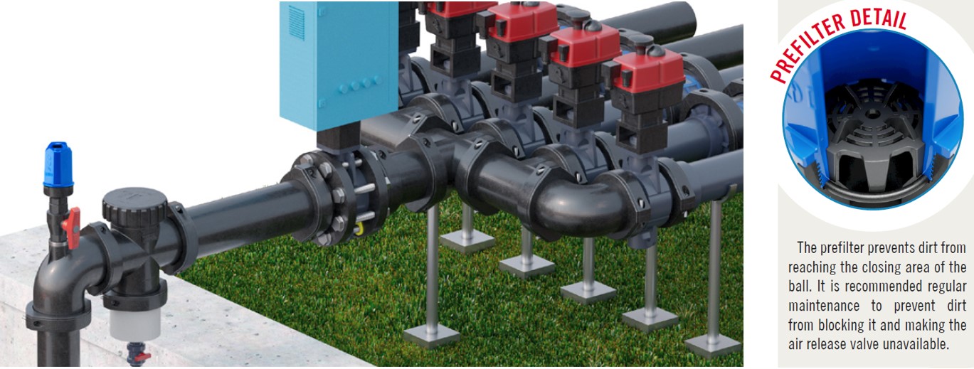 PVC Double Effect ECO Air Relief Valves - Hydrodif Products Ltd.