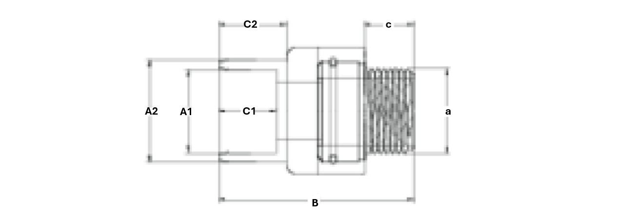 PVC Female Plain or Male Spigot x Male Brass Threaded Adapter - Hydrodif