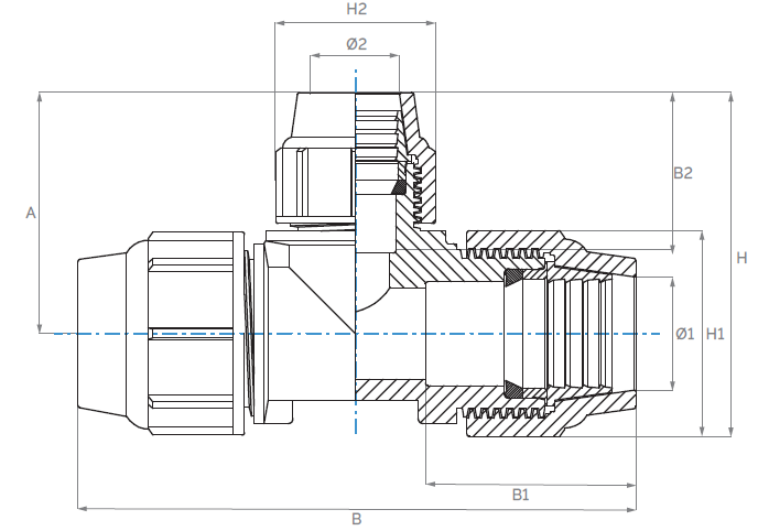 Blueseal 16 Reducing Tee