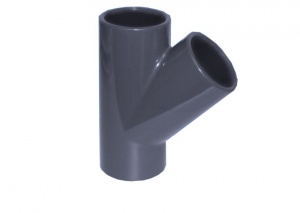 45º Tee for PVC Metric Pipe 32mm to 40mm | Geoquip | WRAS Approved