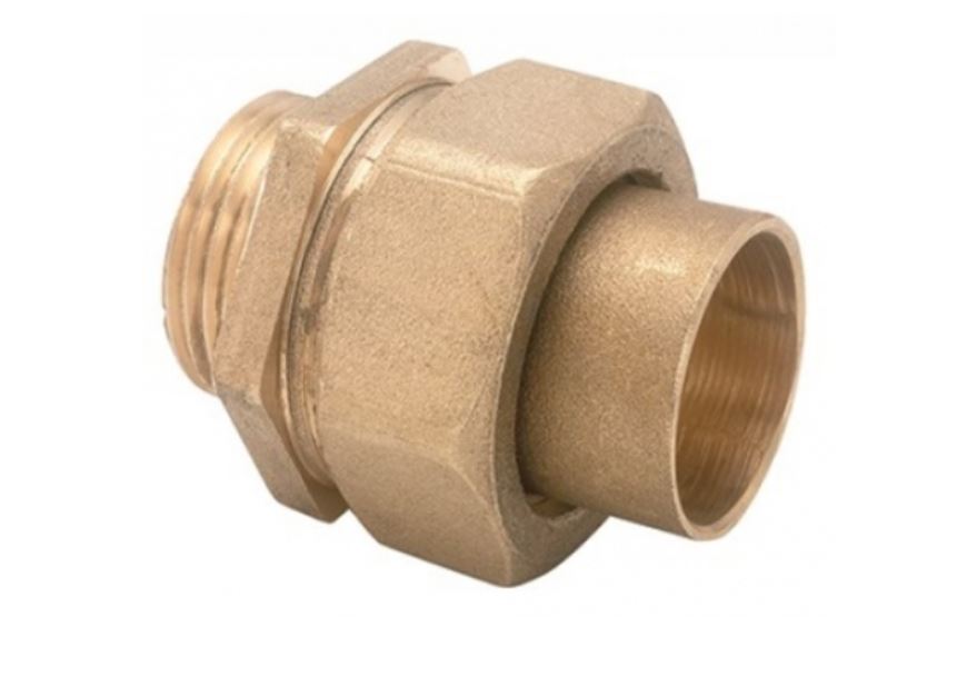 End Feed Brass Union Coupler Pipe Fitting - Geoquip Water Solutions
