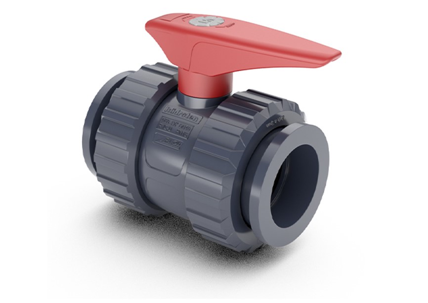 Hydrodif Netvitc System Outlet PTFE Ball Valve - Geoquip Water Solutions