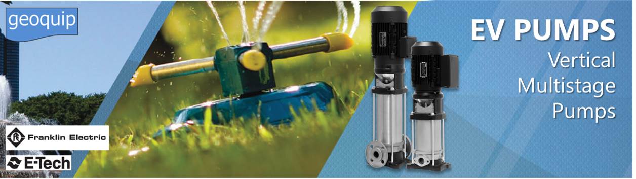 Franklin EV Vertical Multistage Pumps - Geoquip Water Solutions