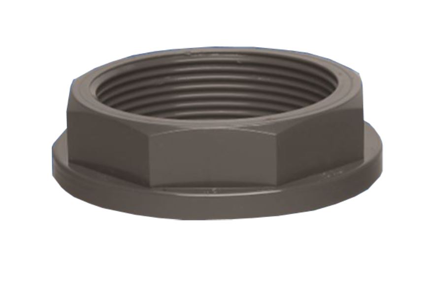 PVC Threaded Backing Nut - Geoquip Water Solutions