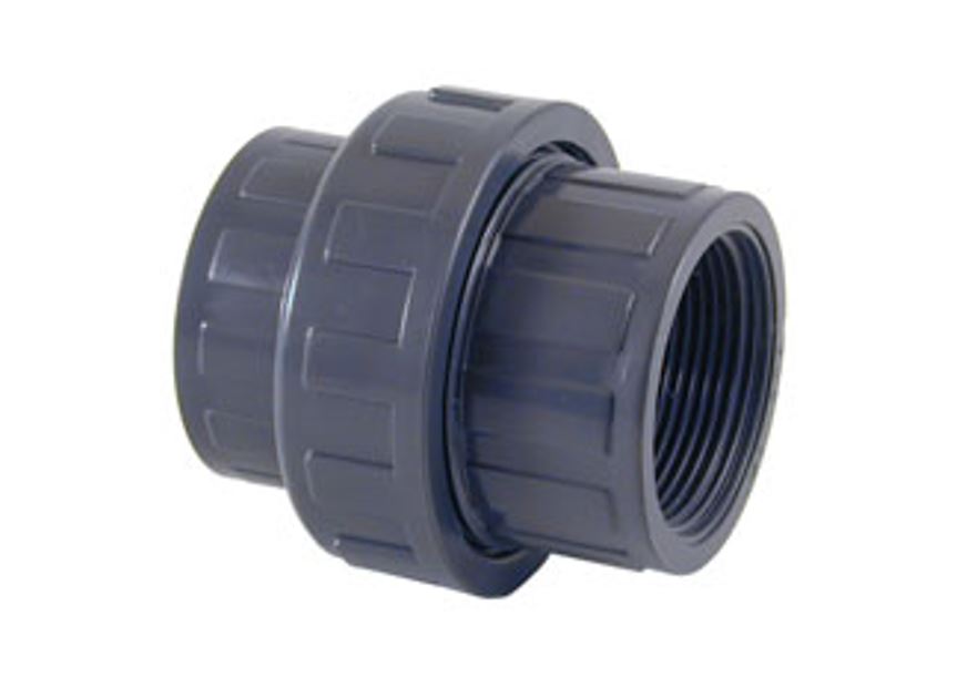 PVC 3 Piece Union Metric Solvent Cement/Female BSP| Geoquip