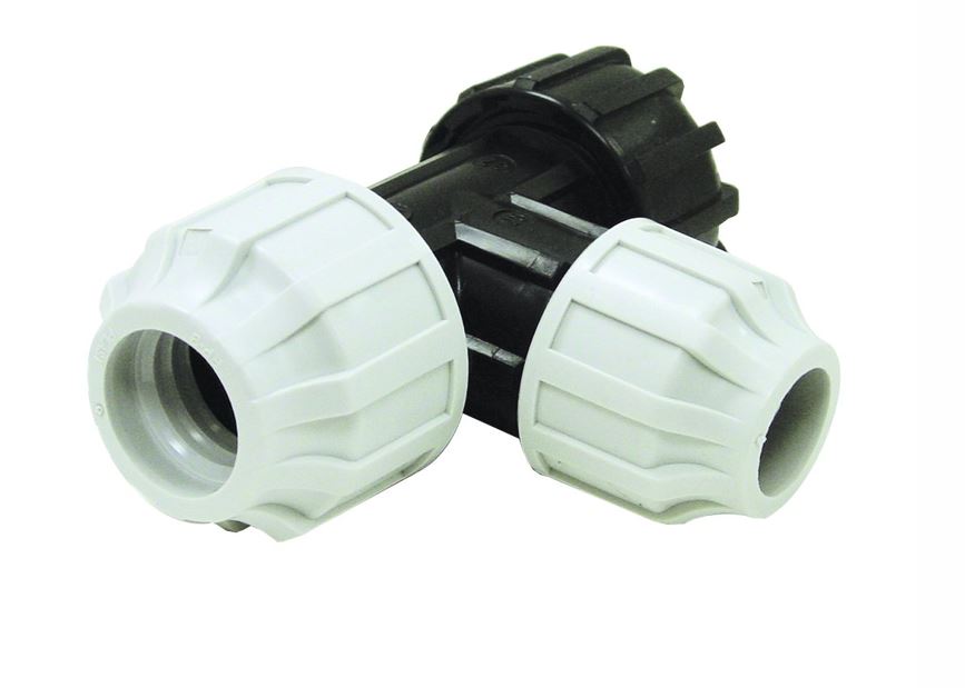 Premium Plast MDPE Universal Transition 90º Tees - Geoquip