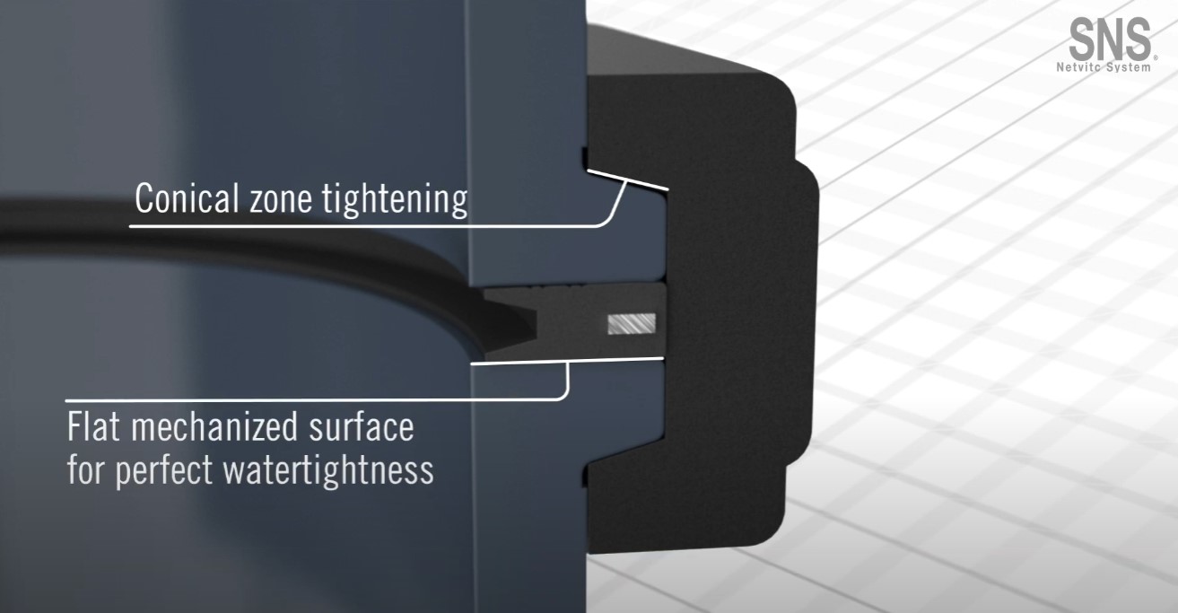 Hydrodif Netvitc System Plain Union Plain Socket - Geoquip Water Solutions