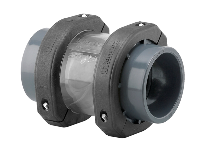 Hydrodif Netvitc GFPP Lineal Check Valve Metric Solvent by Hydrodif ...