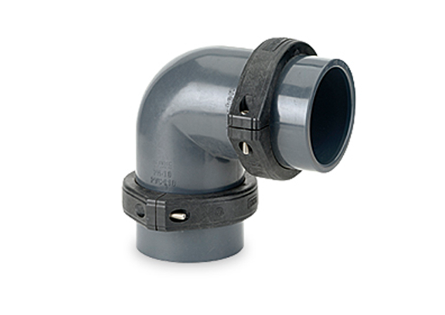 Hydrodif Netvitc System BS PVC 90deg Elbow 02N - Geoquip Water Solutions