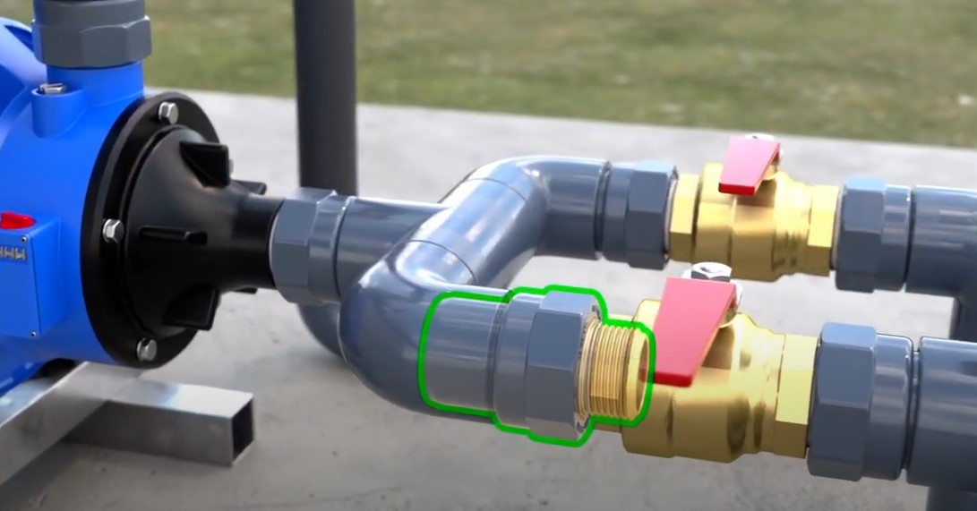 PVC Female Plain or Male Spigot x Male Brass Threaded Adapter - Hydrodif