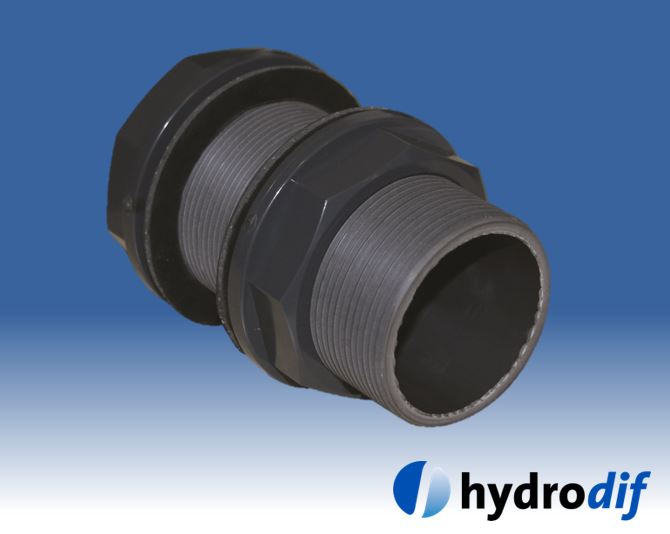 Tank Connector H-PVC suitable for use with various types of tanks