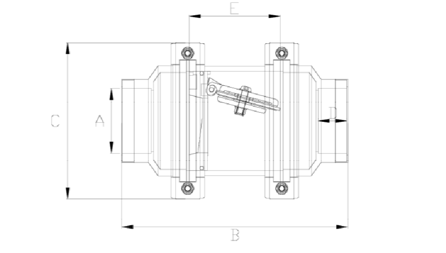 Hydrodif Netvitc System Female Threaded Outlet GFPP 298 - Geoquip